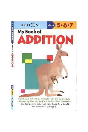 My Book of Simple Addition - Kumon Educational Resources and Supplies ...