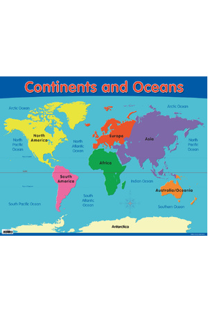 The World Map (A1 size) - Australian Teaching Aids Educational ...