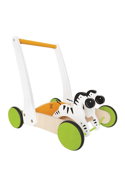 Galloping Zebra Cart - Hape (385856) Educational Resources and Supplies ...