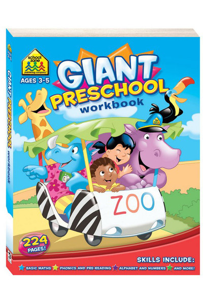 School Zone Giant Workbook - Preschool (9781741848410) Educational ...