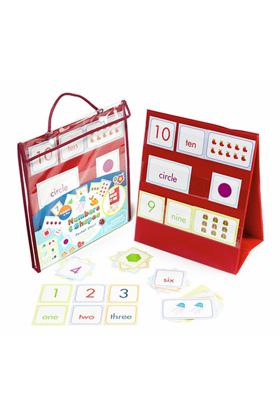 Numbers and Shapes Pocket Chart - Meadow Kids (BPCNS) Educational ...