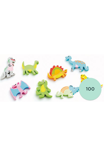 Dinosaurs Erasers - Pack of 100 - Australian Teaching Aids (ER660 ...