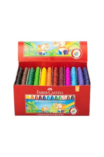 Faber-Castell Crayons - Chublets (8x12 Colours): Box of 96 (FAB-21 ...