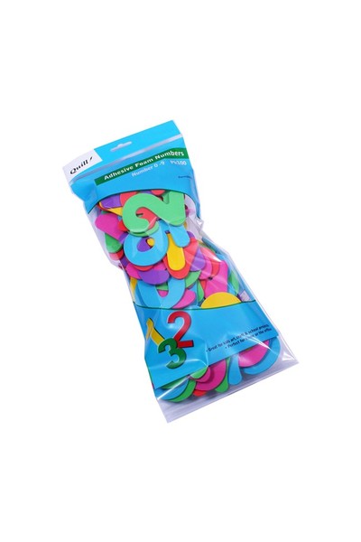 Adhesive Foam Numbers - Pack of 100 - Quill (HAM-90241) Educational ...