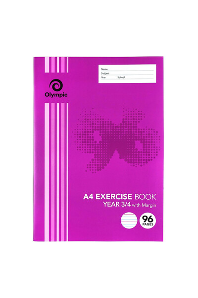 Olympic Exercise Book - A4 Year 3/4 96pg (Pack of 10) (OLY-100697490 ...