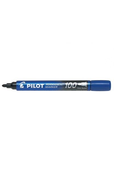 Pilot Markers - 1.0mm Permanent SCA-100 (Bullet Tip Fine): Blue (Box of ...