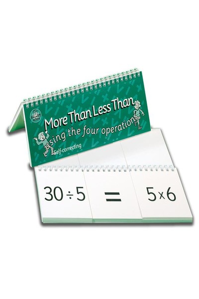 More Than, Less Than Flip Book (4 Operations) - Smart Kids (SK-B18 ...