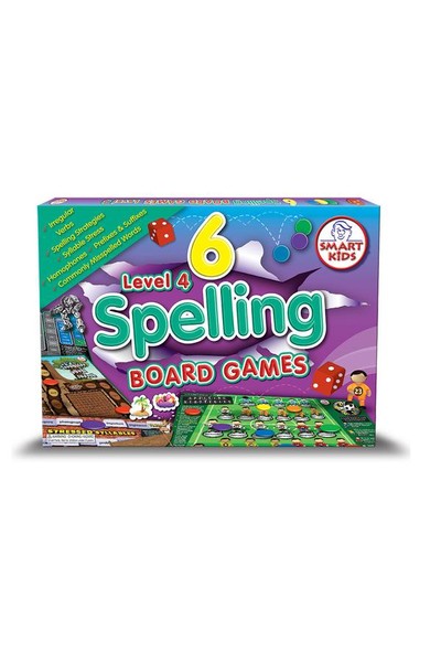6 Spelling Board Games Level 4 - Smart Kids Educational Resources and ...