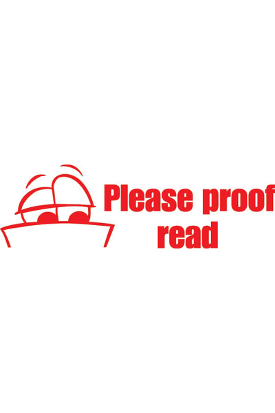 Shiny - Teacher Stamp: Please Proof Read (Red) - Staedtler (ST-9SEN932 ...