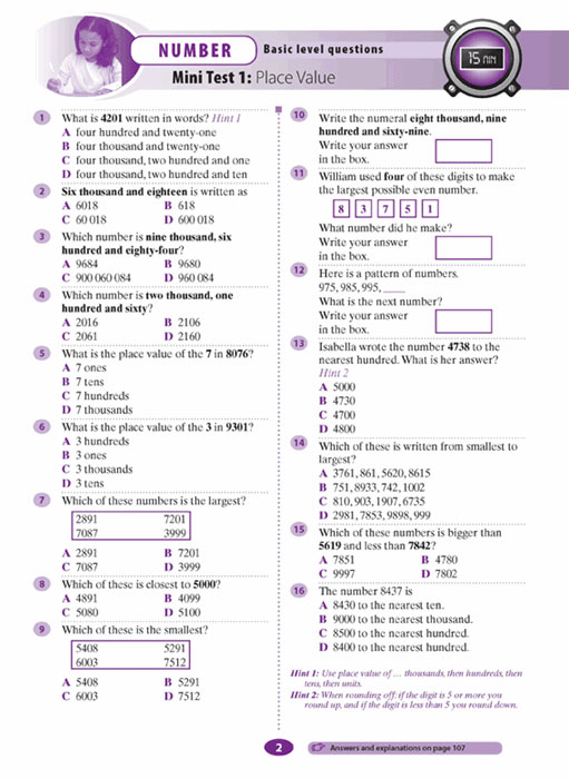 Excel NAPLAN Style Numeracy Test Year 5 Pascal Press Educational