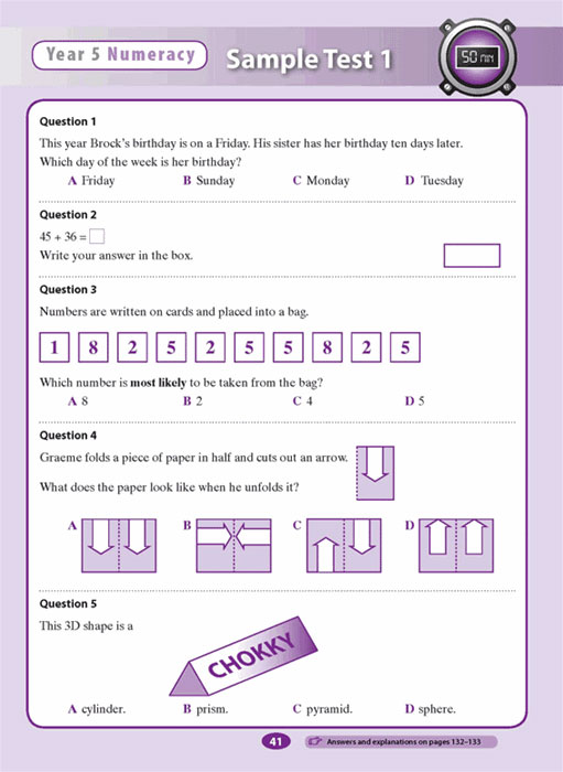Excel NAPLAN Style Numeracy Test Year 7 Pascal Press Excel NAPLAN Style Numeracy Test Year 7 Pascal Press