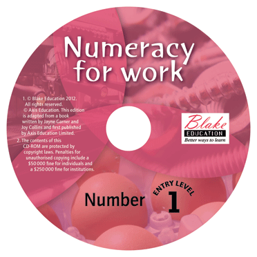 Numeracy for Work - Entry Level 1: Number - Blake Education ...