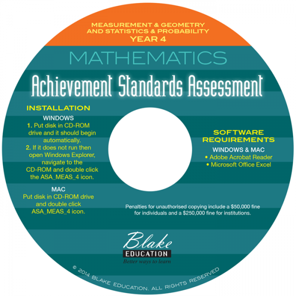 Achievement Standards Assessment - Mathematics: Measurement & Geometry ...