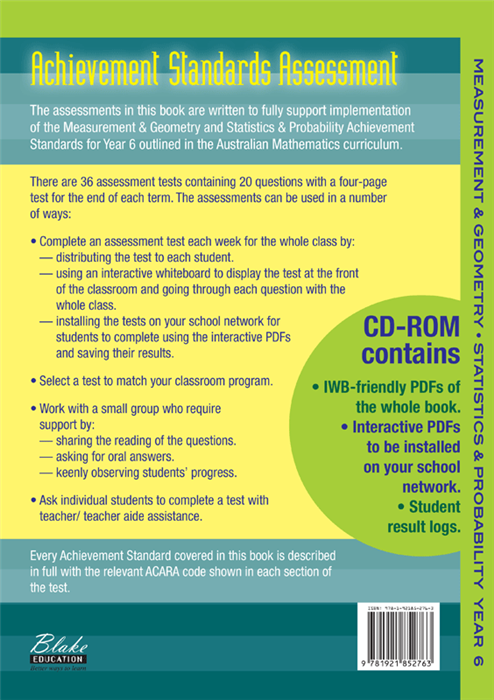 Achievement Standards Assessment - Mathematics: Measurement & Geometry ...