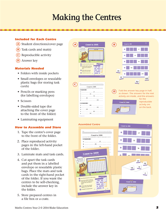 Blake's Learning Centres - Maths Centres: Year 2 - Blake Education ... Blake's Learning Centres - Maths Centres: Year 2 - Blake Education ...