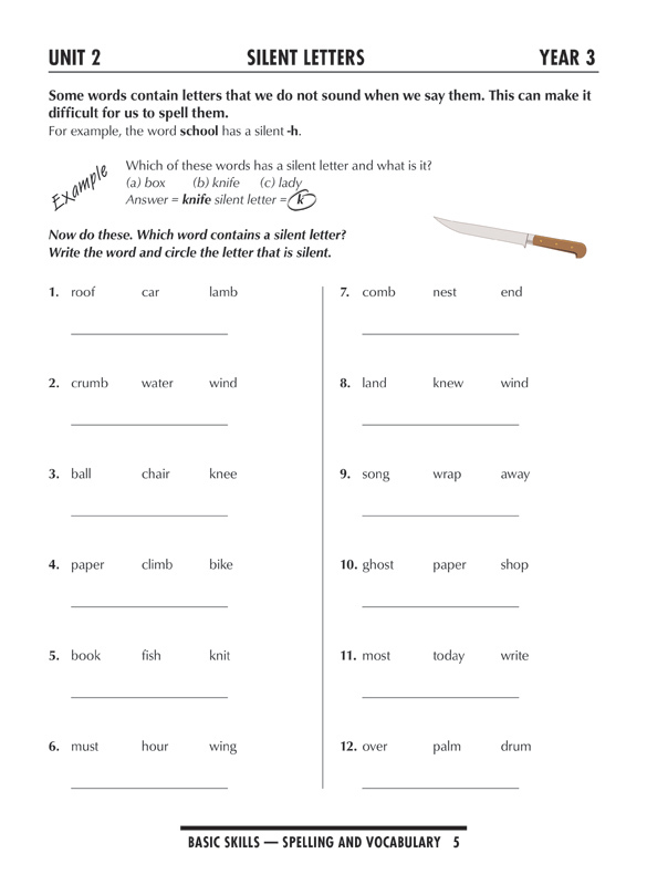 Excel Basic Skills - Spelling and Vocabulary: Years 3-4 - Pascal Press ...