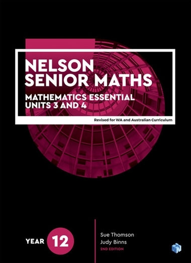 Nelson Senior Maths 12 Mathematics Essential - Student Book with Nelso ...