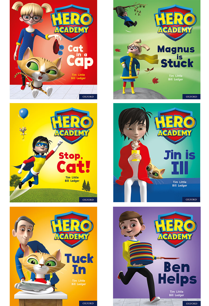 Hero Academy - Mixed Packs: Level 1+ (Letters and Sounds - Phase 2, Se ...