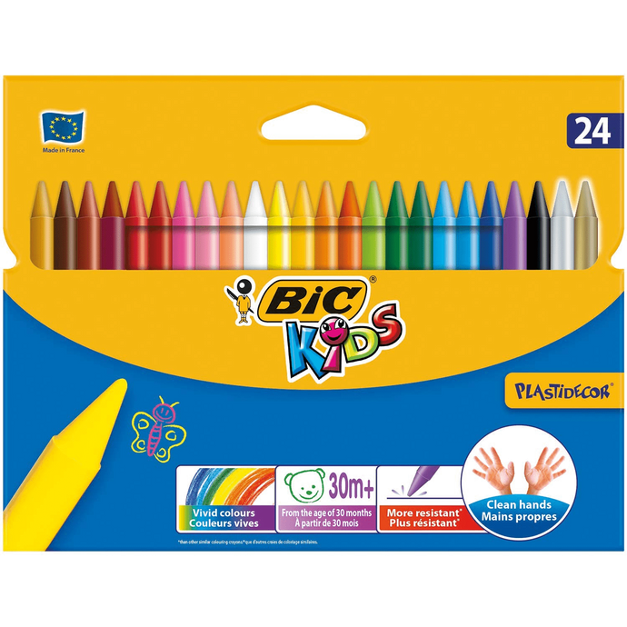Bic Crayons - Plastidecor (Pack of 24) – Teacher Superstore
