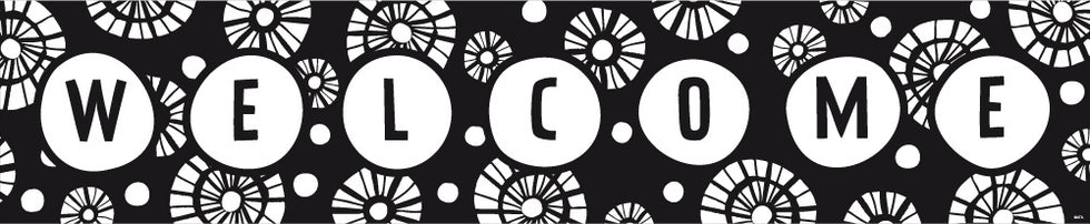 Black & White - Welcome Banner – Teacher Superstore