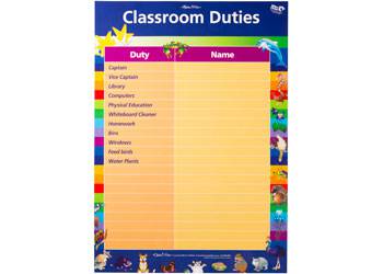 Classroom Rewards/Duties Double-Sided Chart – Teacher Superstore