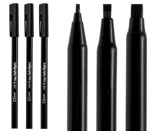Zart - Calligraphy Pens: Assorted Sizes (Pack of 3) – Teacher Superstore