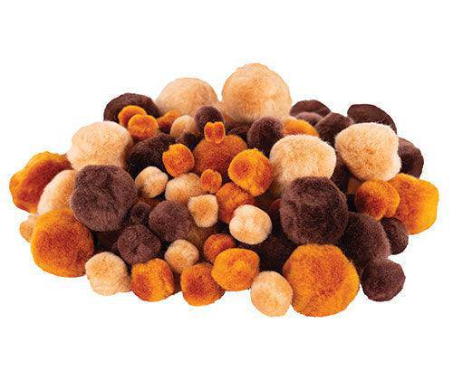 Pom Poms - Earth Tones (55g) – Teacher Superstore